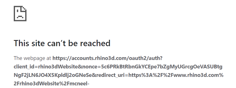 Site or License Server Can't Be Reached [McNeel Wiki]